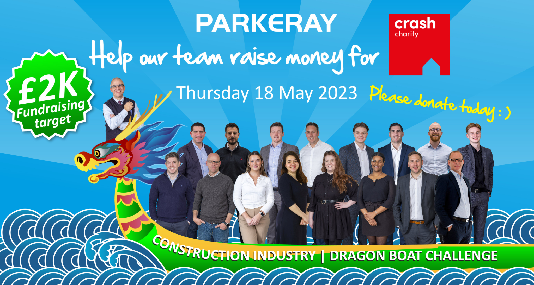 Team Parkeray Enters The Construction Industry Dragon Boat Challenge ...